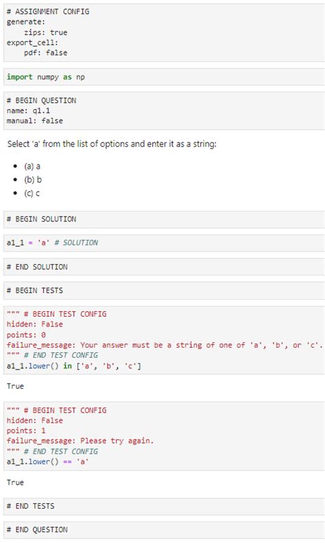 can parts of the grader check output be hidden without hiding the