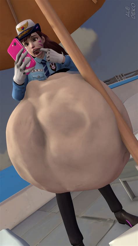 Overwatch Sex Art Solo Female Big Belly Aledeko Vore Police