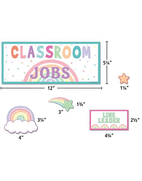Pastel Pop Classroom Jobs Mini Bulletin Board Tools 4 Teaching