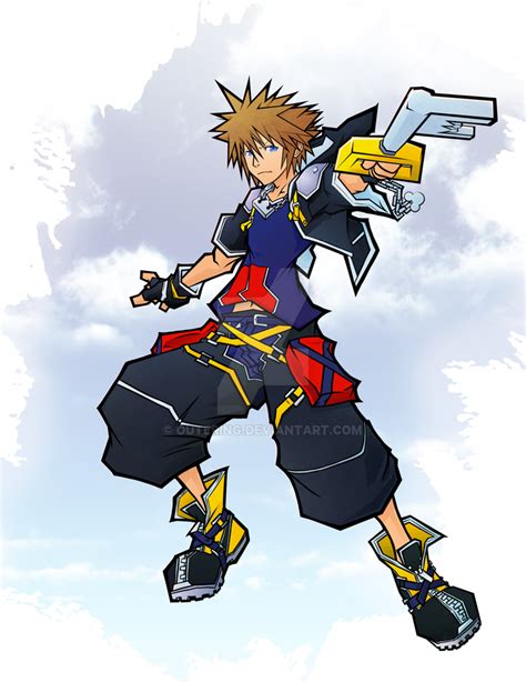 Sora Kingdom Hearts 2 By Outering On Deviantart