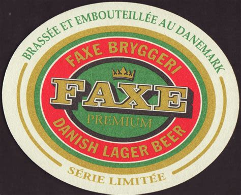 Beer Coaster Coaster Number 7 1 Brewery Faxe City Faxe Denmark