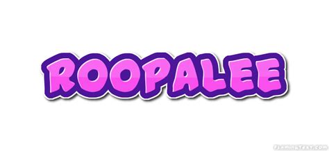 Roopalee Logo Free Name Design Tool From Flaming Text