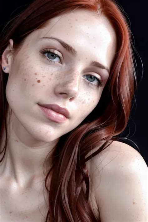 Dopamine Girl Olivia A Thin White Pale Skinned Woman With Freckles