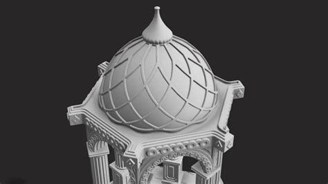 Classical Dome Pavilion Multi Part Print By Alambrator Makerworld
