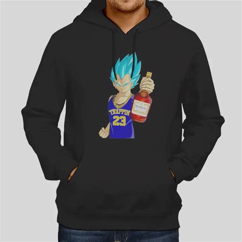 Vegeta Hennessy Trappin 23 Shirt Hotter Tees