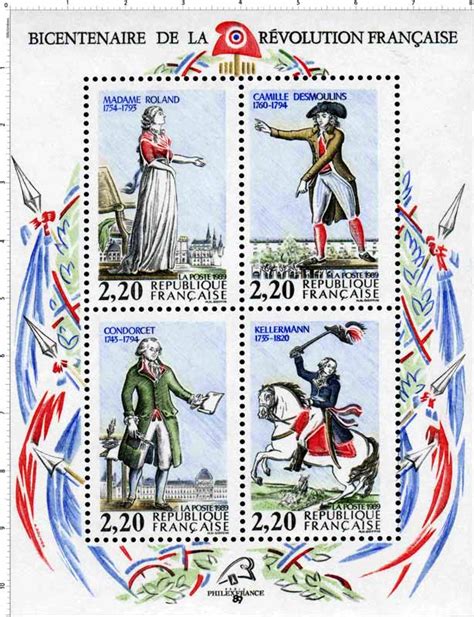 Timbre BICENTENAIRE DE LA RÉVOLUTION FRANÇAISE WikiTimbres