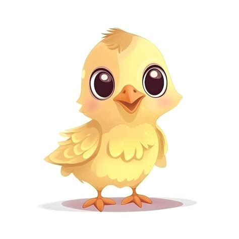 Dibujo Lindo Pollito Foto Premium