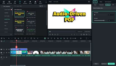 Audio Driven Text Windows