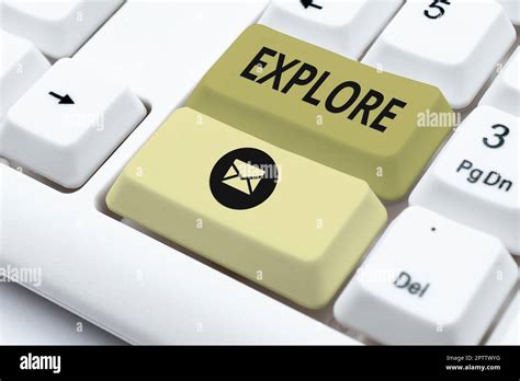 Conceptual Caption Explore Word Written On To Seek For Something Or