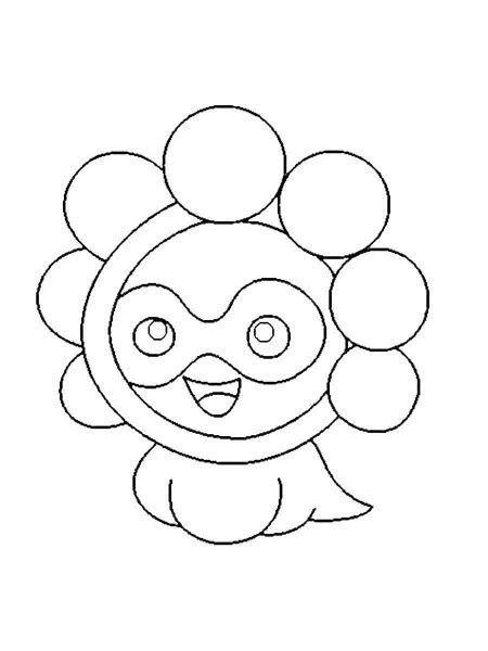 Pokemon Castform Coloring Pages Free Printable