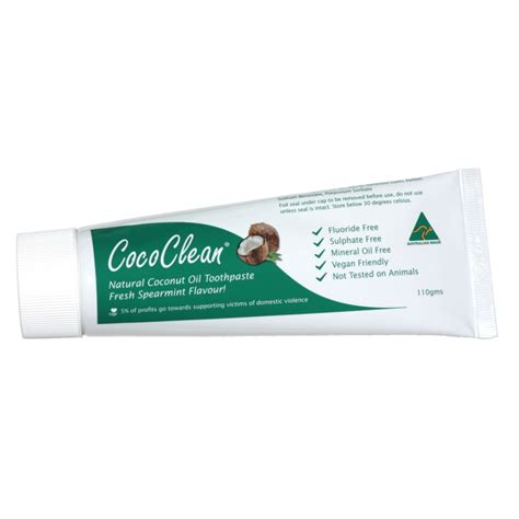 Shop Cococlean Spearmint Toothpaste Online Hemp Store