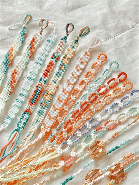 Preppy Bracelets Embroidery Bracelets Diy Bracelets Easy Thread