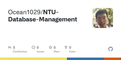 Github Ocean1029ntu Database Management