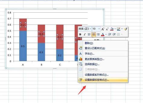 Excel柱形图显示百分比 图库 五毛网