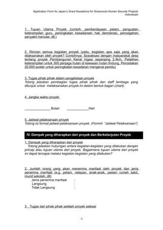 Indonesia Application Form New PDF