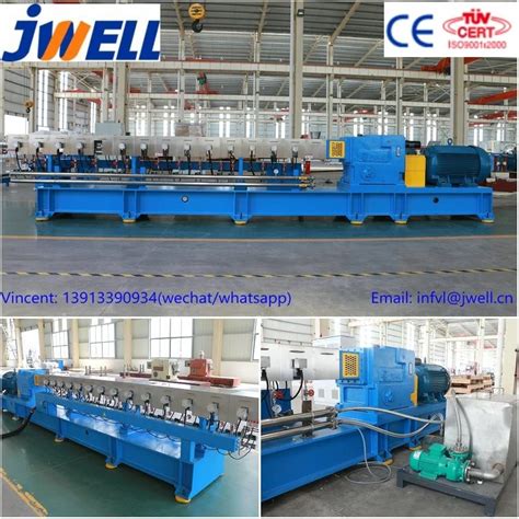 Jwell Cjwh Series High Speed High Torque Double Screw Extruder Wood