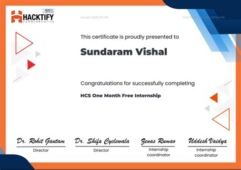 🚀 Successfully Completed One Month Penetration Testing Internship With Hacktify Cyber Security 🔐