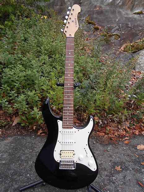 Yamaha Eg112 Black Electric Guitar Reverb