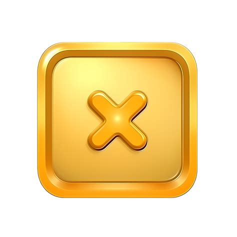 Square Close Button