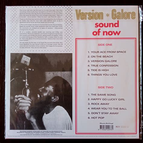 U Roy Version Galore Lp Vinilo Vinyl Boom Sound