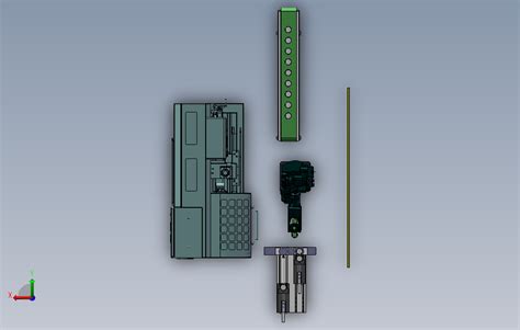 铸件上下料设备、机器人自动车床上下料设备solidworks 2016模型图纸下载 懒石网