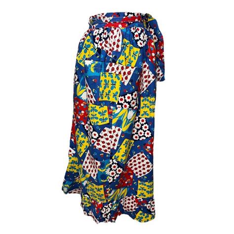 Skirts Long Patchwork Look Ladybug Skirt Poshmark