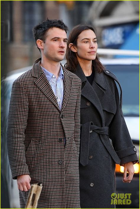 Tom Sturridge Gets A Kiss On The Cheek From Girlfriend Alexa Chung