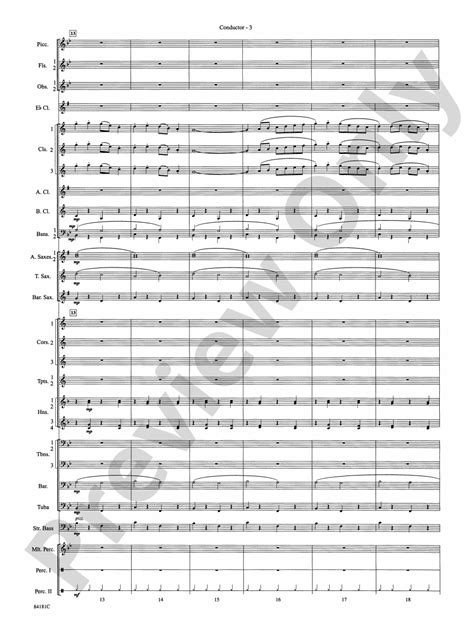 Sleigh Ride Concert Band Conductor Score And Parts Leroy Anderson