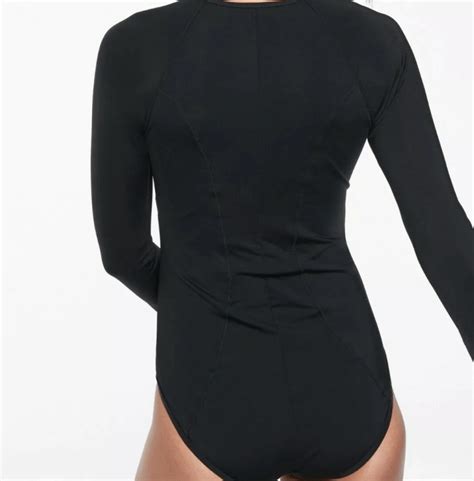 Athleta Cortes Long Sleeve One Piece Swimsuit Size Xx Gem