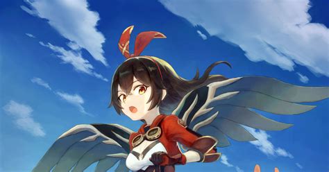 原神 アンバーちゃん ランポフのイラスト Pixiv