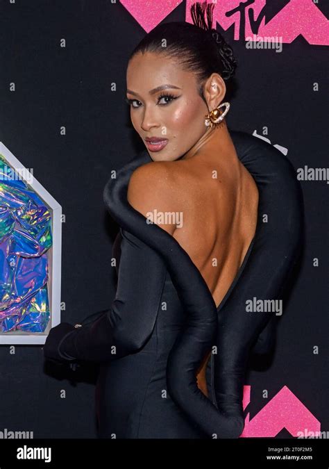 Pretty Vee Attends The 2023 Video Music Awards At Prudential Center In