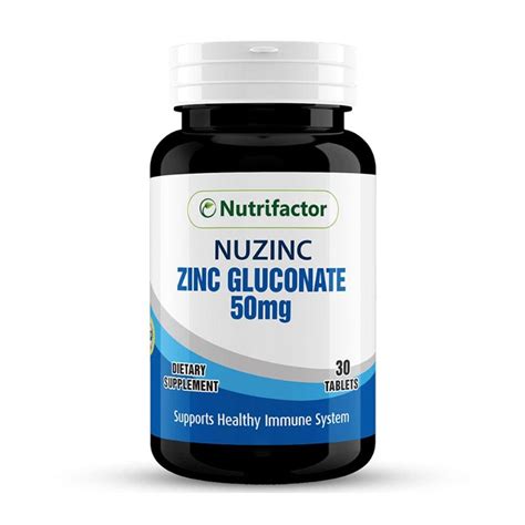 Zinc Gluconate Nutrifactor At Irene Rayburn Blog