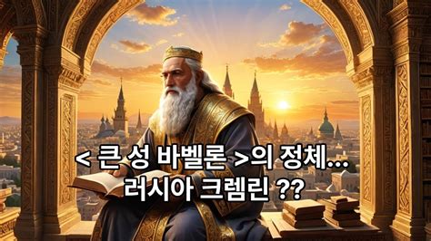 요한계시록과 세계사 9 큰 성 바벨론의 정체는 크렘린인가 Bible History School매일성경한장bible A Day Youtube