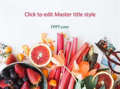 Free Fruits Presentation Template Free Powerpoint Templates