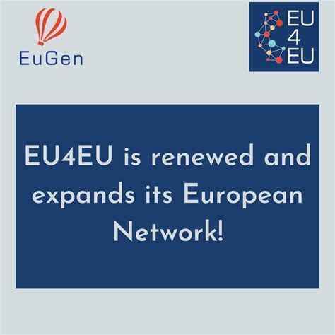 EU4EU is renewed and expands - Eu4Eu