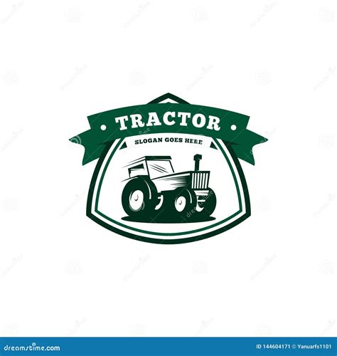 Tractor Logo Template Vector Tractor Logo Concept Stock Vector