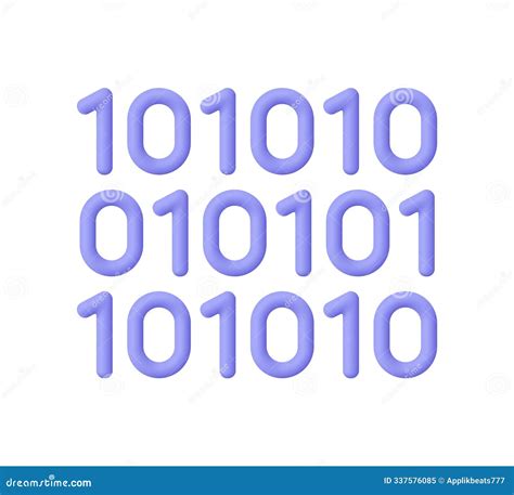 Streaming Binary Computer Code Web Development Information Technology And Programming Concept