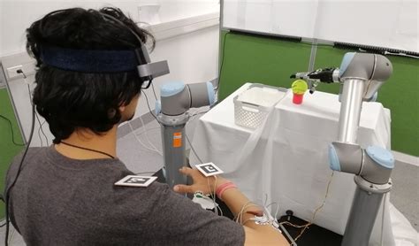 Teleoperation Of The Robot Arm Hand System In A Pick And Place Task Download Scientific