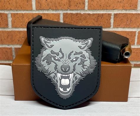 Pvc Tactical Patch Wolf Patch Werewolf Morale Wolf Patch Etsy