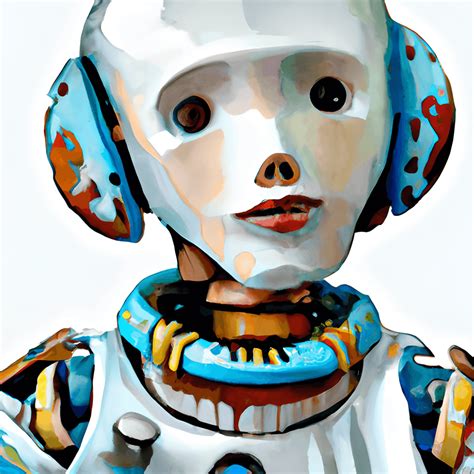 digital graphic ai art robot · creative fabrica