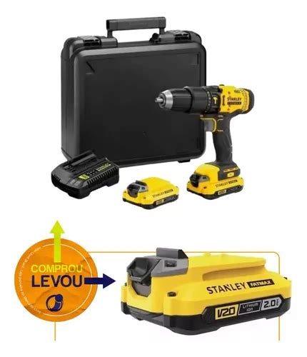Parafusadeira Furadeira Impacto V Stanley Scd C K