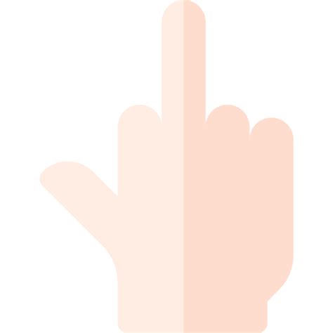 Dedo Medio Iconos Gratis De Manos Y Gestos