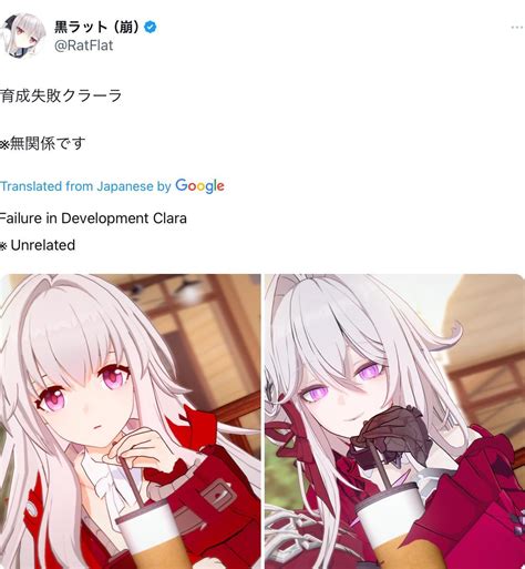 She Does Look Like Hsrs Clara R Honkaiimpact3