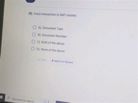 8 Every Transaction In SAP Creates A Document StudyX