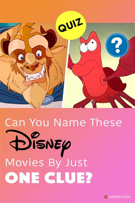 Disney Quiz Can You Name All These Disney Movies By Just One Clue