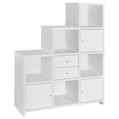 63 Spencer 9 Cube Reversible Storage Bookcase White Coaster White
