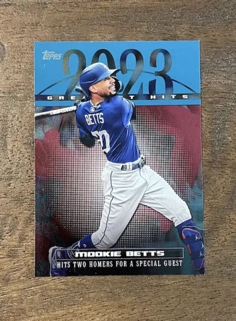 TOPPS SERIES GH Mookie Betts Greatest Hits Dodgers BLUE PicClick CA