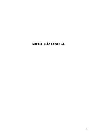 Apuntes Sociologia General Pdf