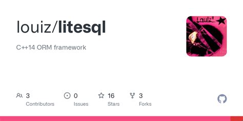 Github Louiz Litesql C Orm Framework