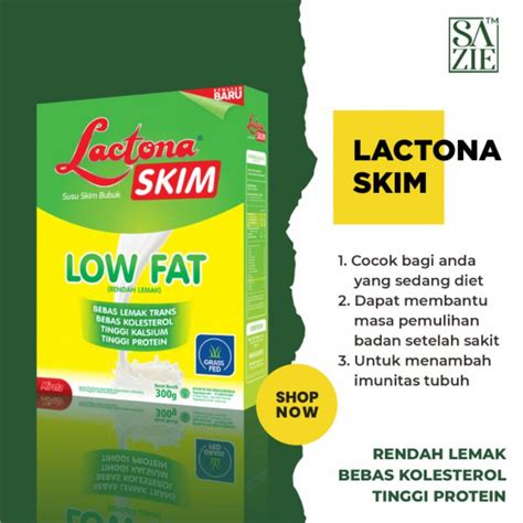 Jual Stok Terbatas Susu Lactona Skim Susu Bubuk Skim Shopee